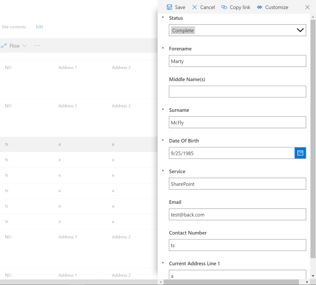 SharePoint Modern Lists: Force forms to open in full size - michelcarlo