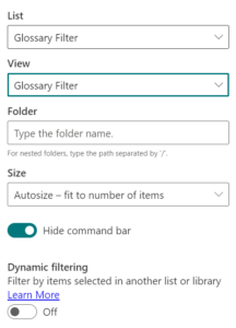 How to build a SharePoint glossary page using view formatting and ...