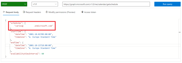 Getting the working hours/time zones for other users using Microsoft ...