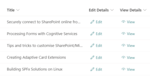SharePoint lists custom View and Edit Buttons using JSON Formatting ...