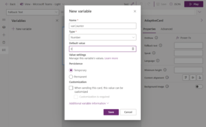Build powerful Adaptive Card experiences for Teams using Cards for Power Apps - michelcarlo