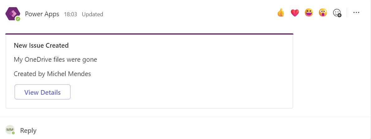 Using Power Automate to send cards built with Cards for Power Apps in ...