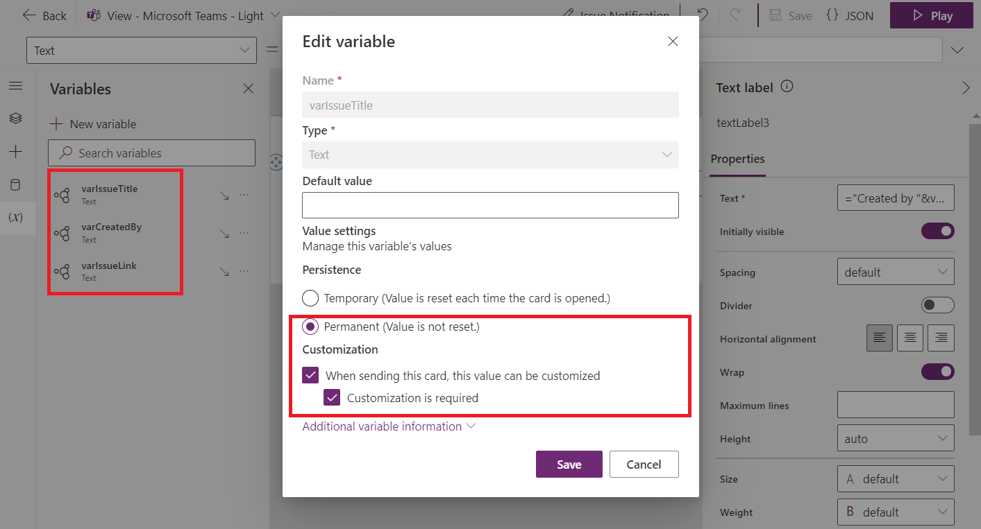 Using Power Automate to send cards built with Cards for Power Apps in ...