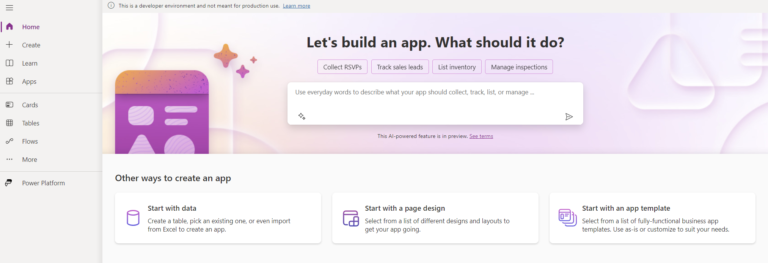 Create an Issue Tracker App using Power Apps Copilot (Preview ...