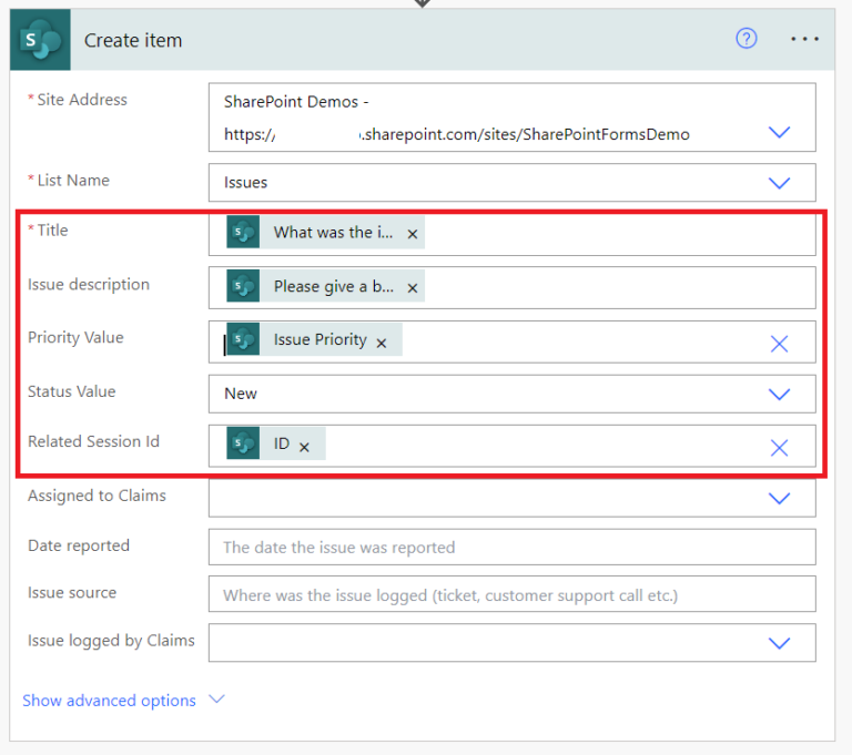 Using Sharepoint List Formatting And Power Automate To Create Linked Items Via Lookup Field In