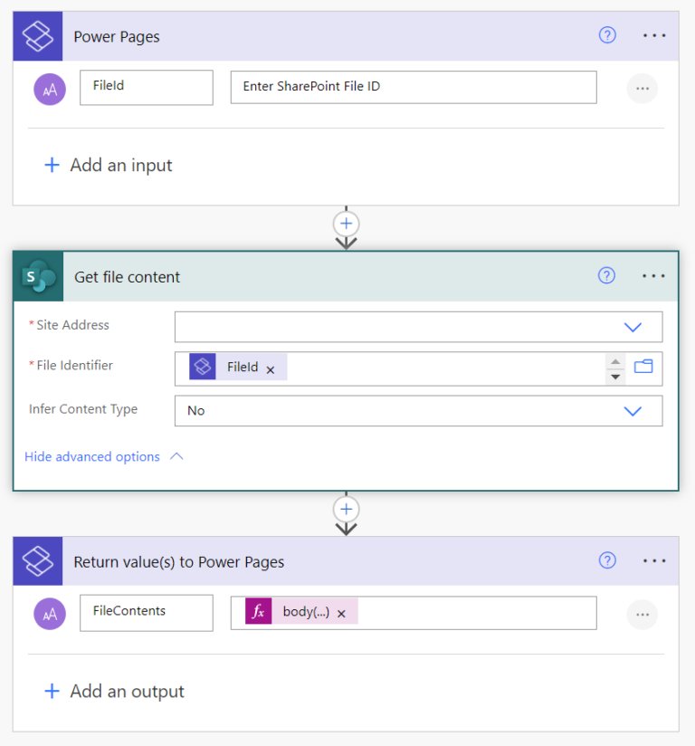 Using JavaScript and Cloud Flows to download files from a SharePoint document library in Power ...
