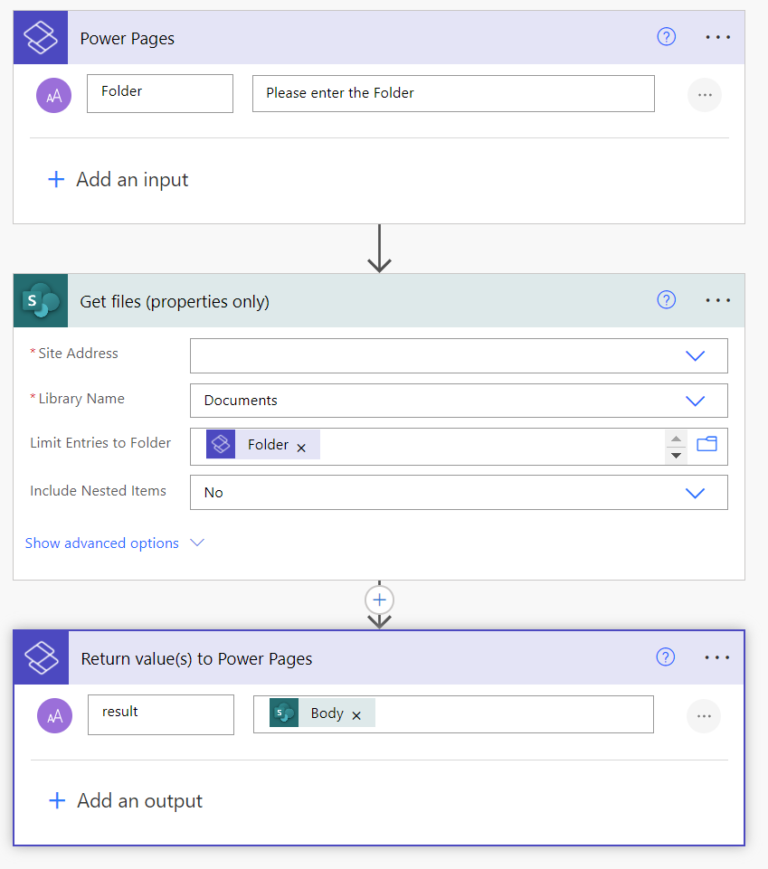Using JavaScript and Cloud Flows to download files from a SharePoint ...