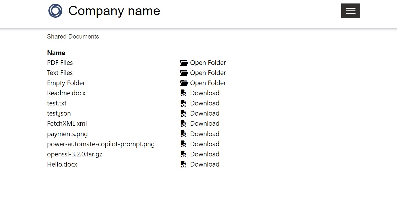 Using JavaScript and Cloud Flows to download files from a SharePoint document library in Power ...