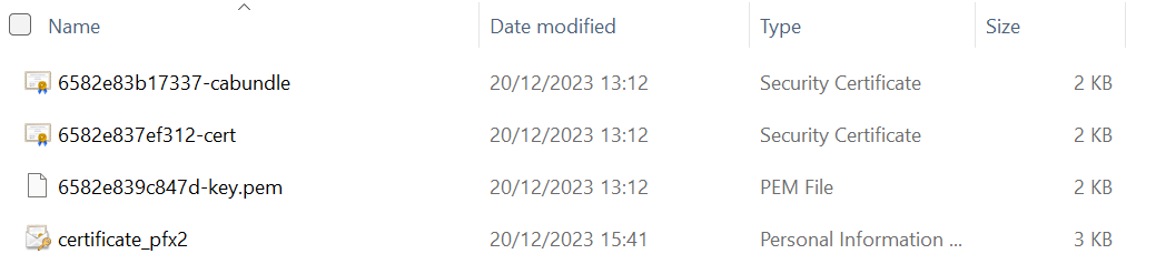 Converting a certificate from .cert to .pfx to use with Power Pages OAuth2 implicit flow ...