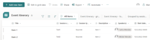 Hiding the 'Forms' button in a SharePoint list view using List Formatting - michelcarlo