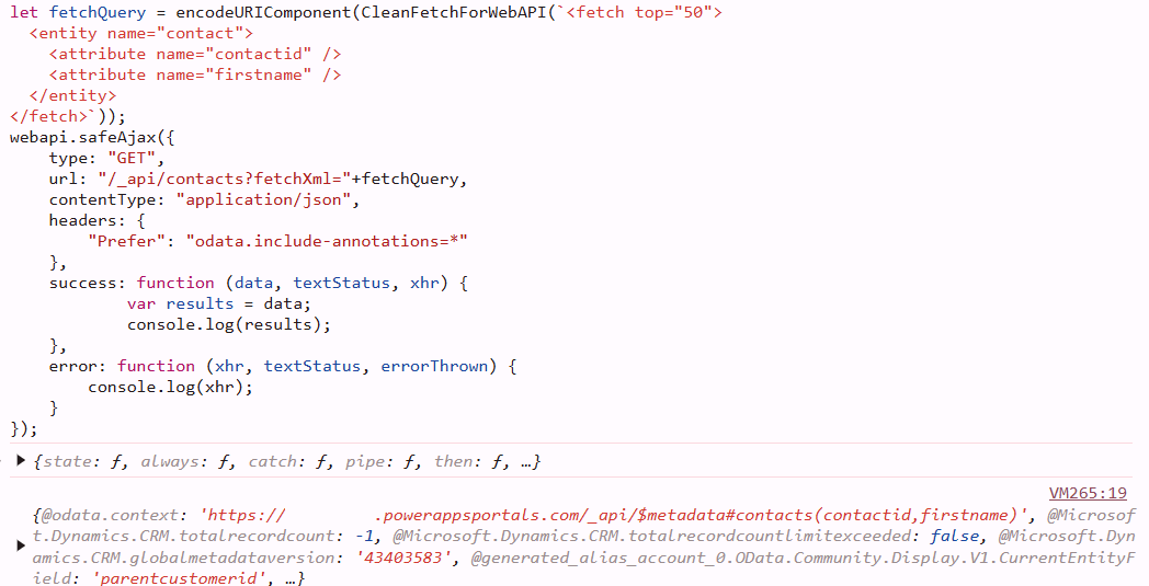 How To Fix Web Api Requests With Fetchxml Being Blocked By Power Pages 4527