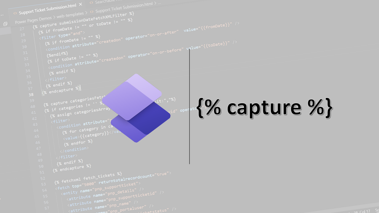 Using the Capture liquid tag to generate dynamic FetchXML queries in ...