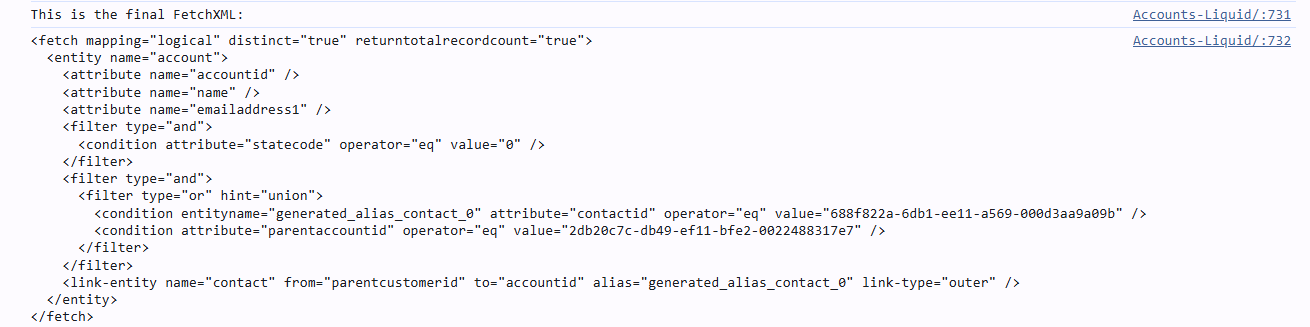 Table Permissions and FetchXML queries in Power Pages - michelcarlo