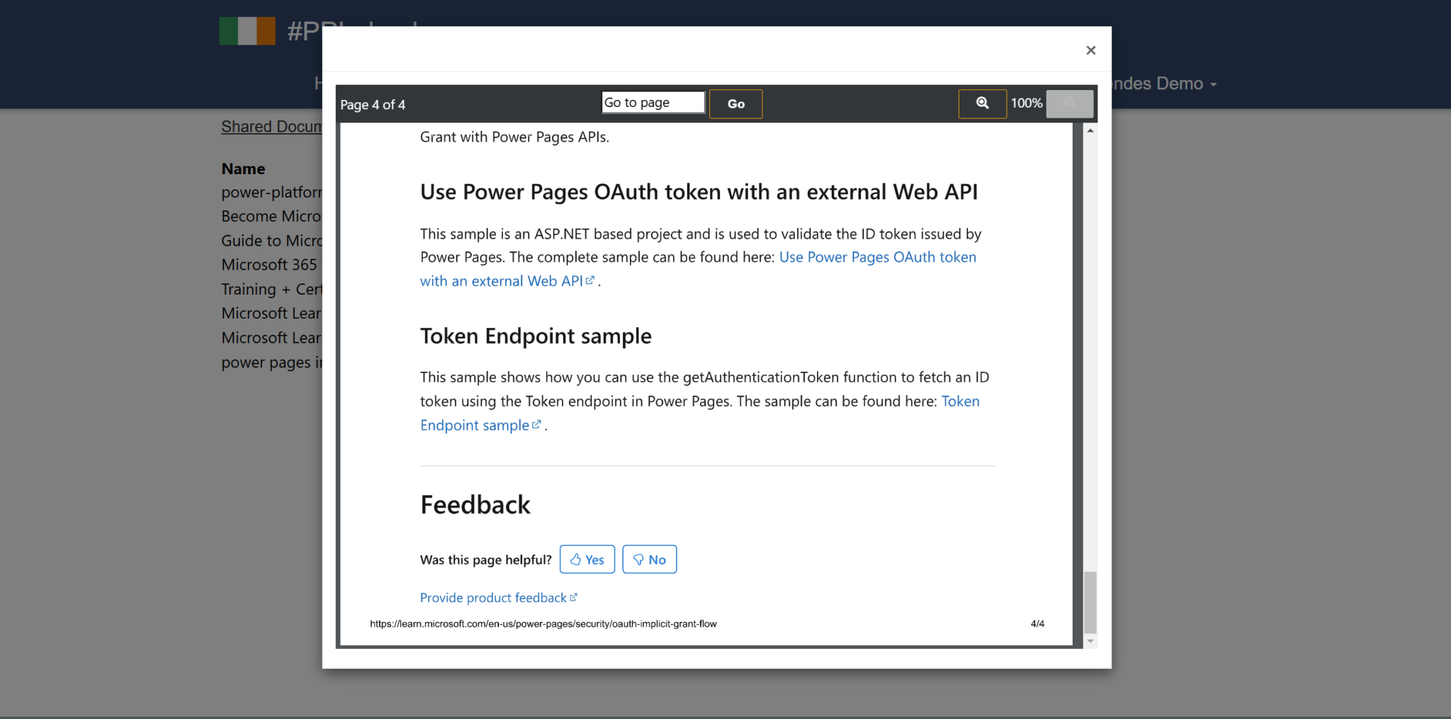 Preview PDF files from Base64 content in Power Pages using the PDFJs ...