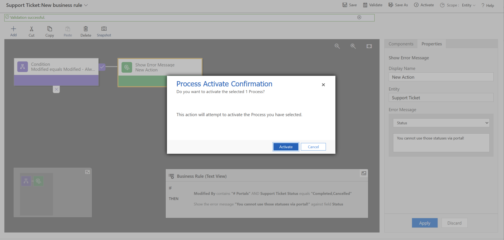 Power Pages: Using Dataverse Business Rules for server-side validation of Web API calls ...