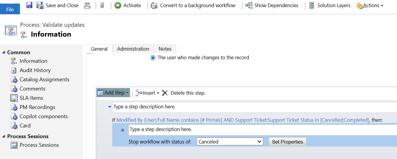 Power Pages: Using Dataverse Classic real-time Workflows for Server-Side Validation of Web API ...